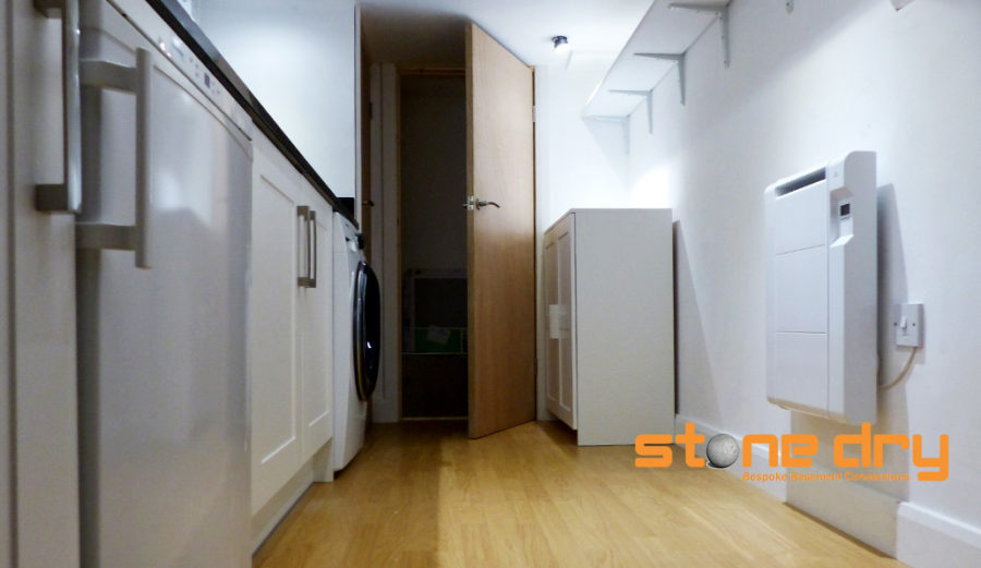 Basement Utility Room Conversion - Stonedry Bespoke Basement Conversions